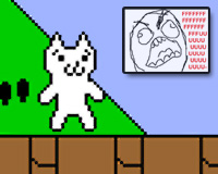 Cat Mario gratuit en plein écran - jeu en ligne et flash