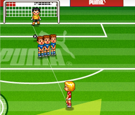 Freekick Mania gratuit en plein écran - jeu en ligne et flash