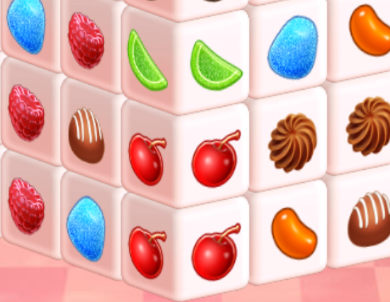 Mahjong Candy Dimensions gratuit en plein écran - jeu en ligne et flash
