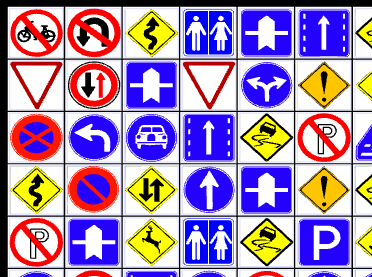 Road Signs Mahjong gratuit en plein écran - jeu en ligne et flash