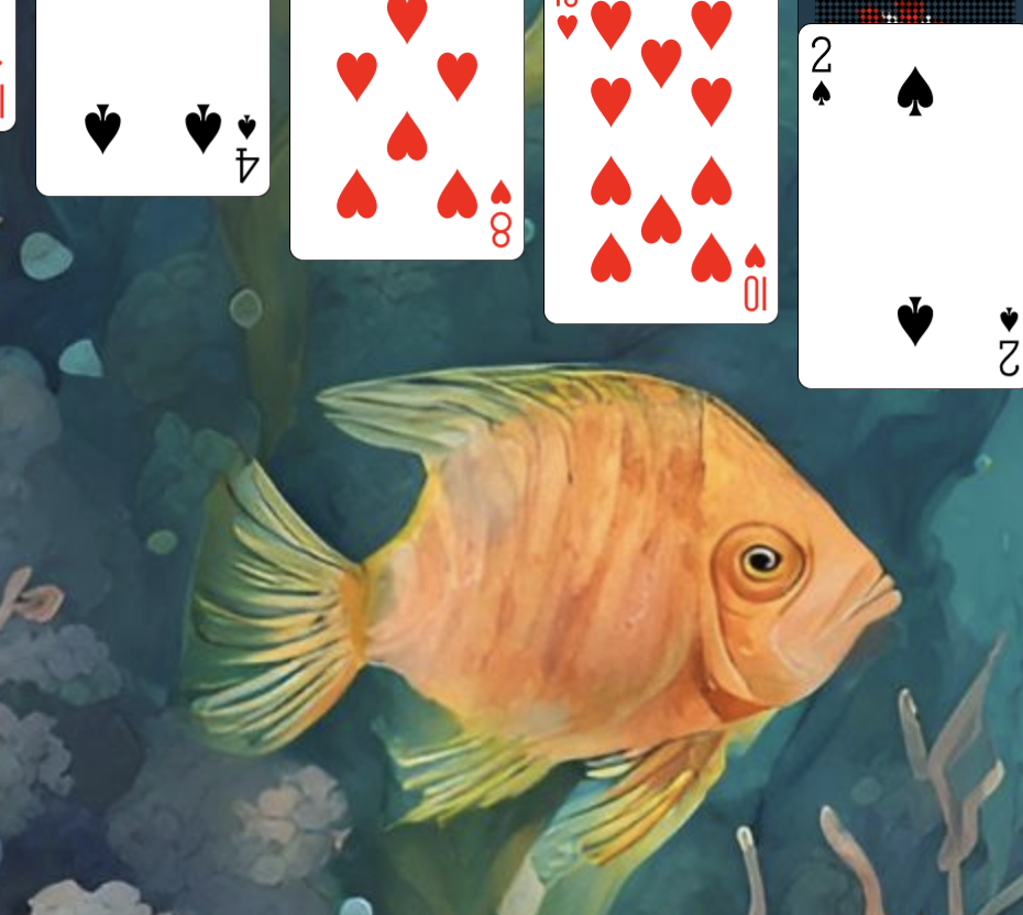 Solitaire Fish 3D en ligne gratuit - jeu en plein écran