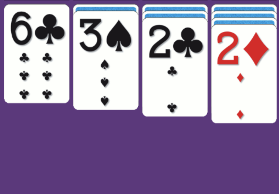 Solitaire Facile gratuit en plein écran - jeu en ligne et flash